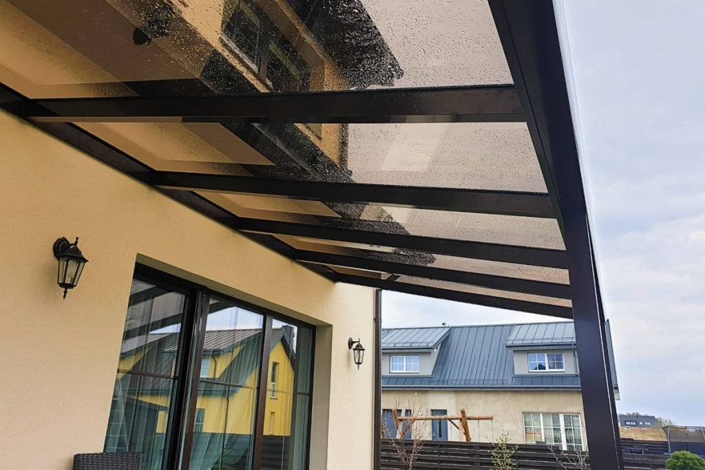 Terasos stoginė „REGIUM“ su 10 mm grūdinto stiklo danga | 2G